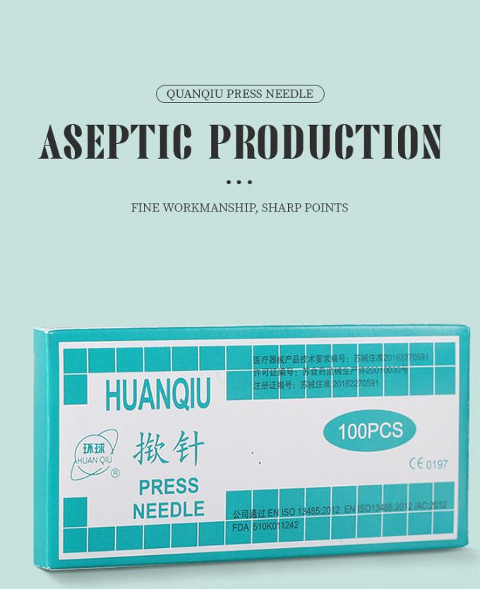 Professional Acupuncture Press Needles Disposable Sterile Press Tack ...